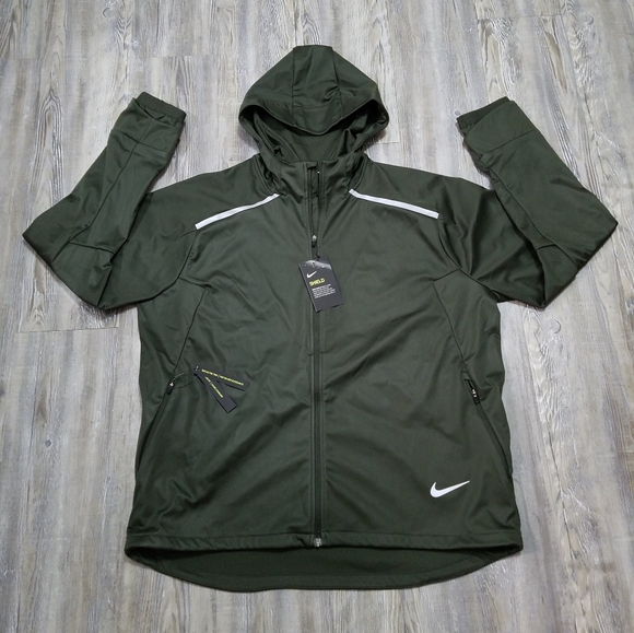 Nike | Jackets & Coats | Nike Shield Reflective Running Jacket | Poshmark